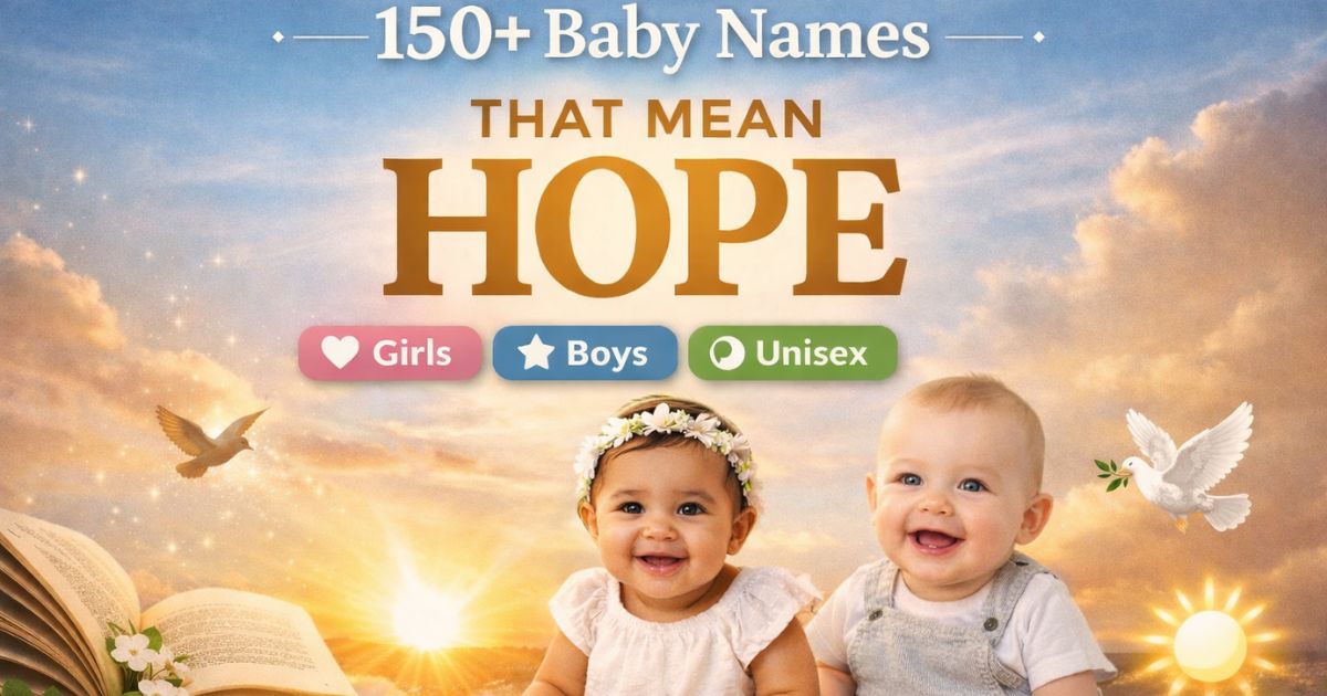150+ Baby Names That Mean Hope (Girls, Boys + Unisex) – Name Stories UK