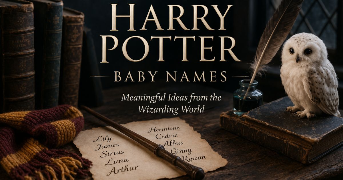 Harry Potter Baby Names with Meanings: 75 Magical Ideas – Name Stories UK