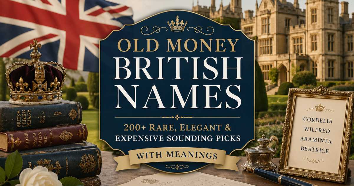 230+ Old Money British Names Royals Actually Use (2026) – Name Stories UK
